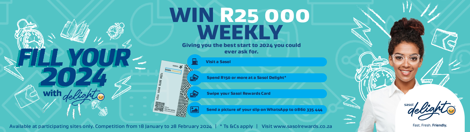 Sasol Delight | Fill your 2024 with Delight Competition